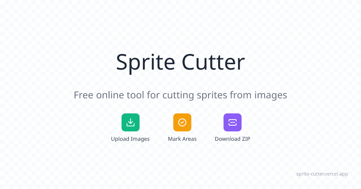 Sprite Cutter - Online Tool for Cutting Sprites